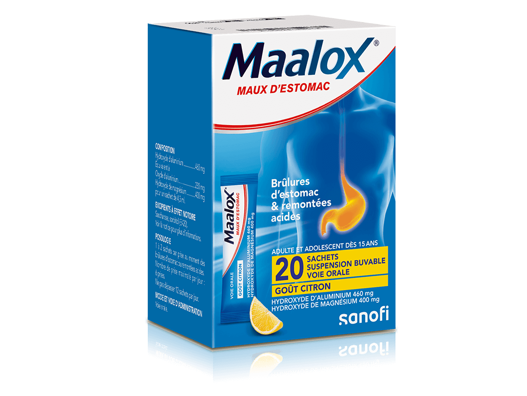 Maalox® Maux d'Estomac suspension buvable en sachets-doses